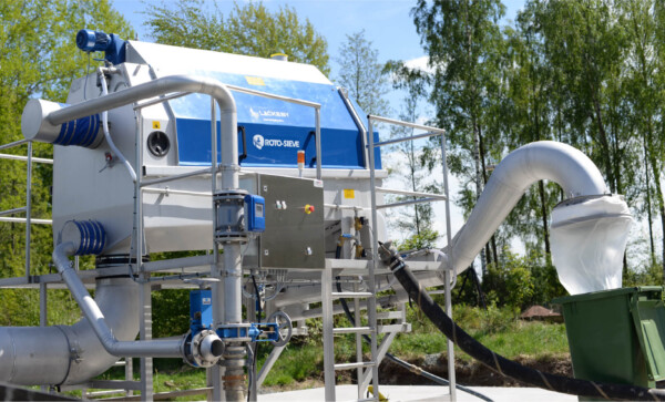 RotoSieve Septage Receiving Unit - CleanTek Water Solutions