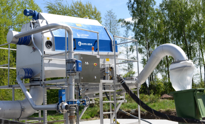 RotoSieve Septage Receiving Unit - CleanTek Water Solutions