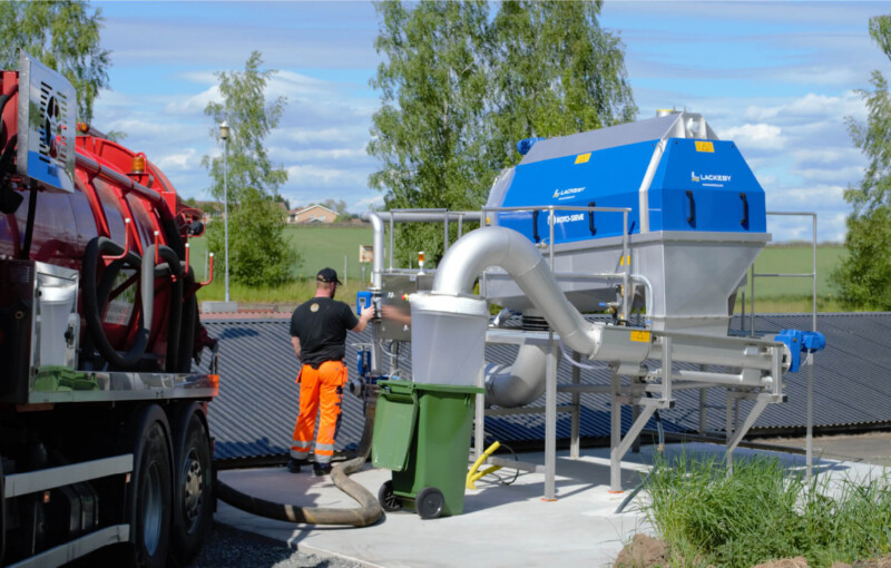 RotoSieve Septage Receiving Unit - CleanTek Water Solutions